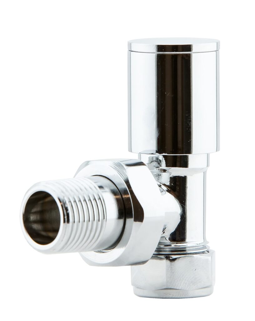 Anthracite Angled Radiator Valves – TFC Group LLP – Tower